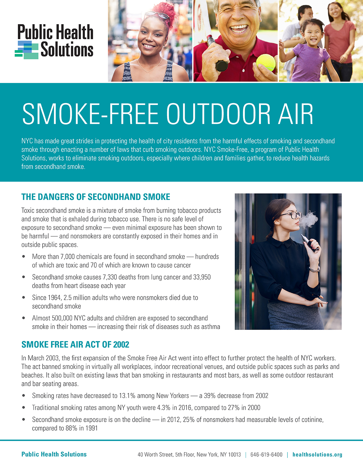NYC Smoke-Free - Public Health Solutions