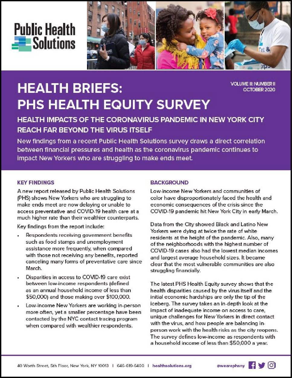 Videos and Publications - Public Health Solutions