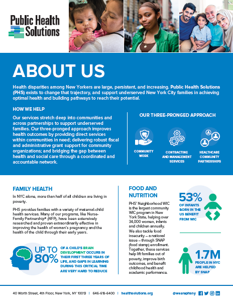 Videos and Publications - Public Health Solutions